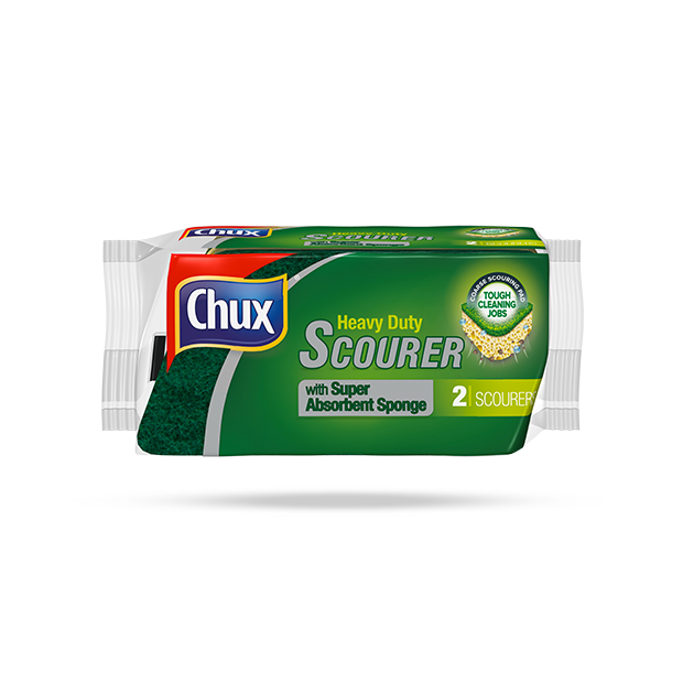 Chux® Heavy Duty Scourer Sponge – 2 Pack | Chux
